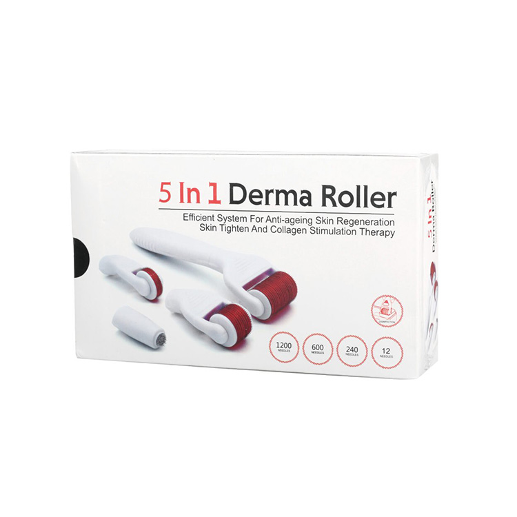 5 In 1 Derma Roller, Efficient System For Anti-Ageing Skin Regenaration ...