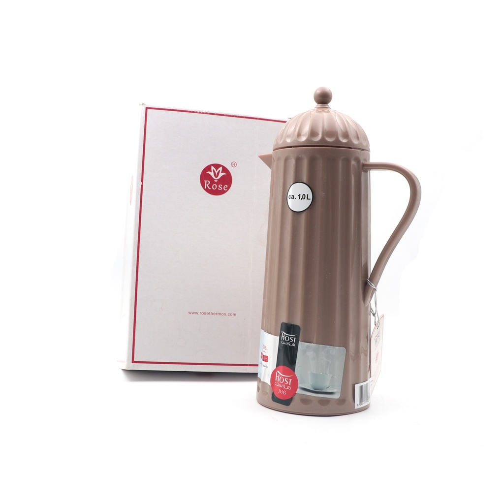 Rose thermos Flask Rs-70715-A01, Brown | Oksouq