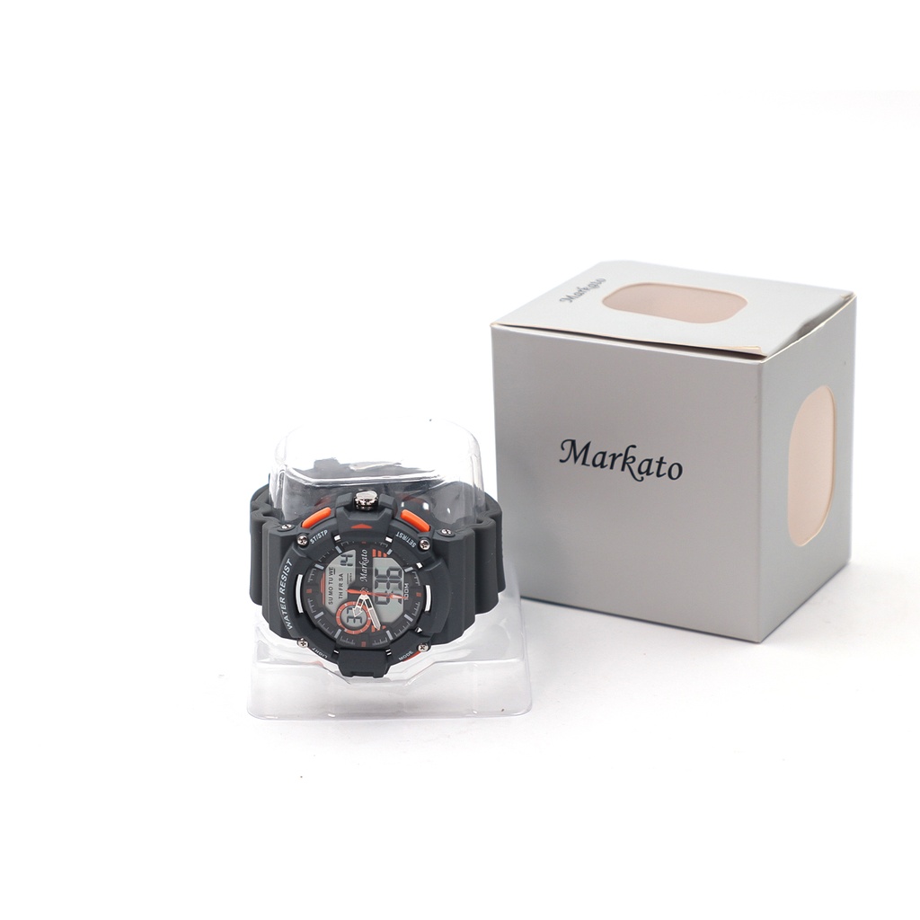 Markato Watch Water resist - Black | Oksouq