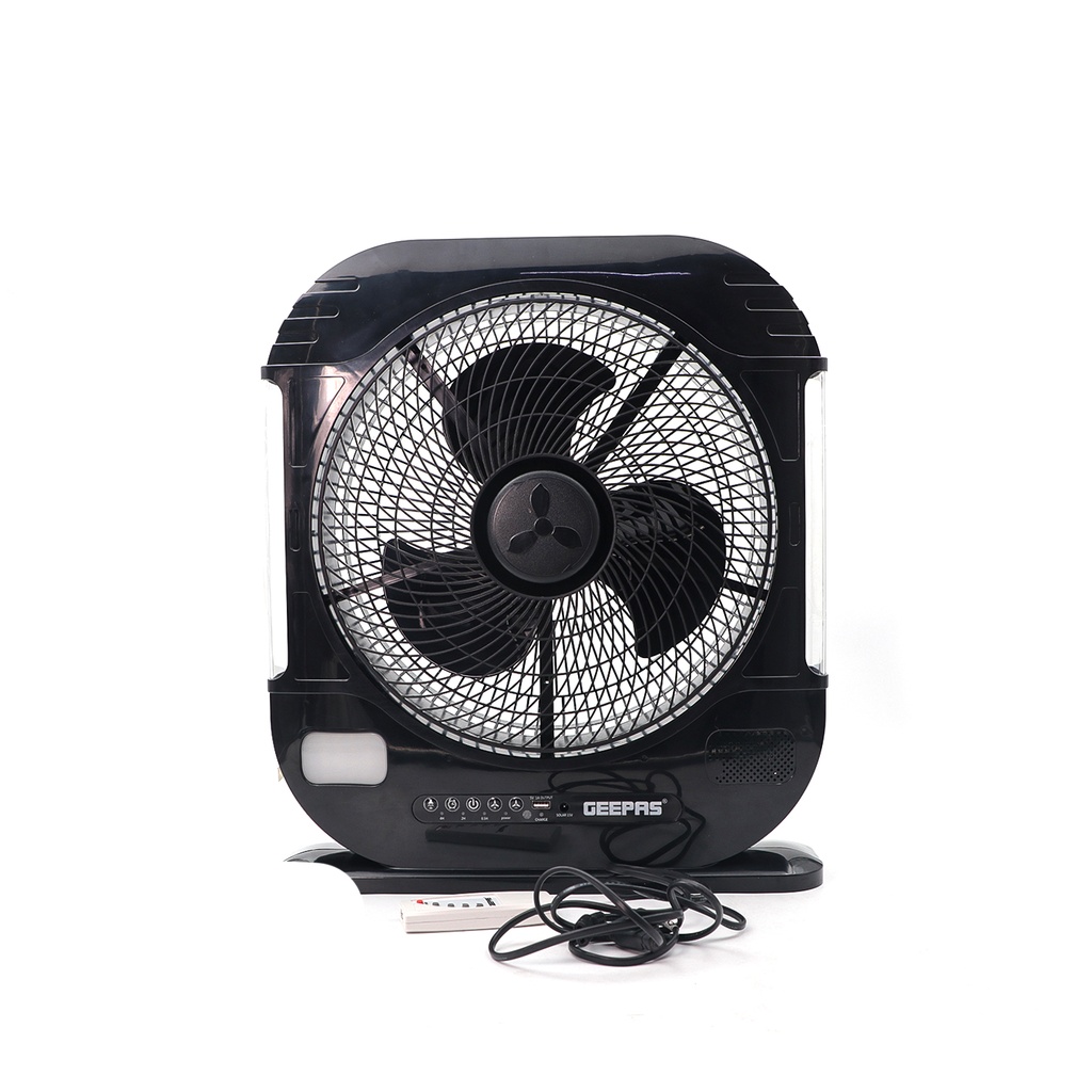 Geepas Rechargeable Fan With Remote Control GF21190 | Oksouq