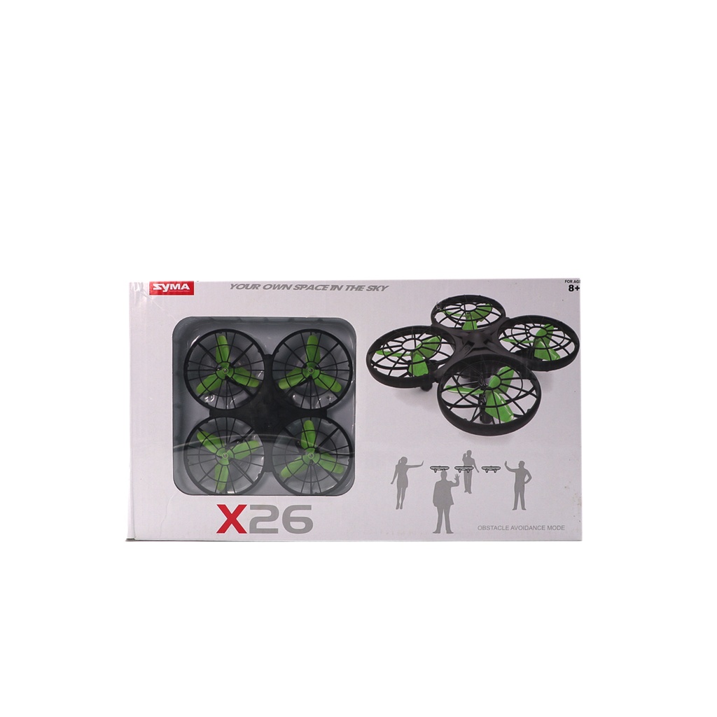 Syma X264 Channel Auto Hover & Auto Obstacle Avoidance Rc Drone-Black | Oksouq