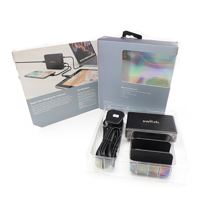 Axiom Switch 4 Port 100W USB-C PD & QC3.0 Charger Super fast charging ...