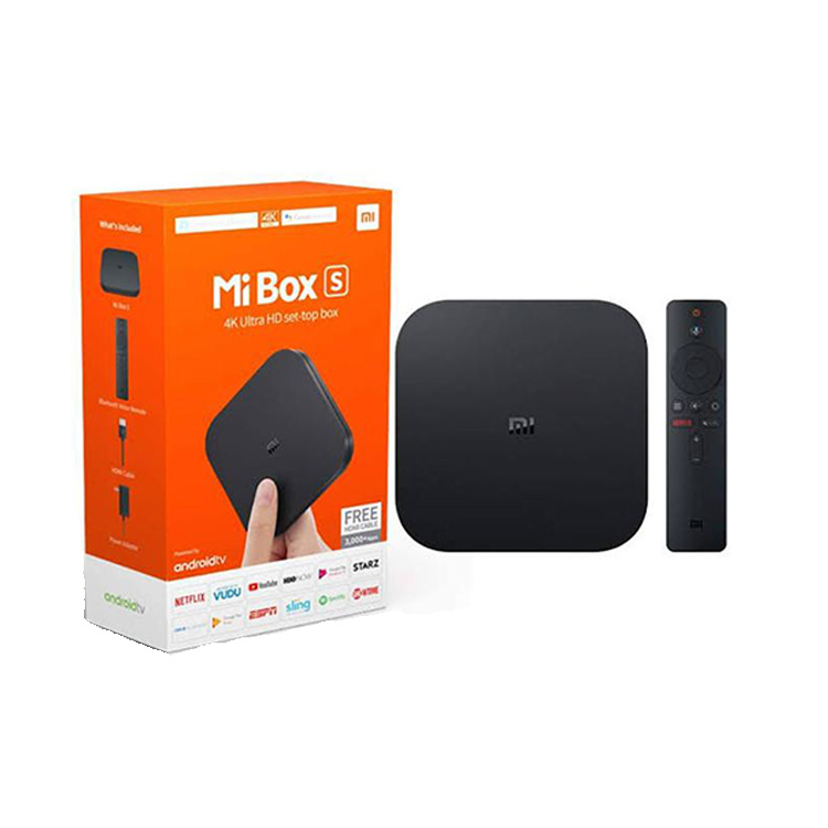 Mi Box S 4K Ultra HD Set-Top Box android TV | Oksouq