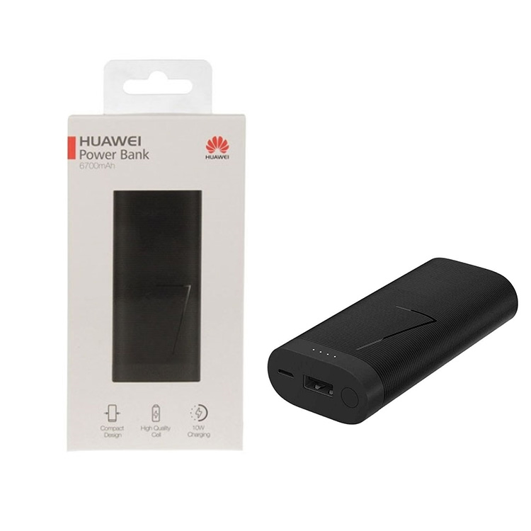 Huawei Power Bank 6700 mAh Compact Design, High Quality Cell 10W ...