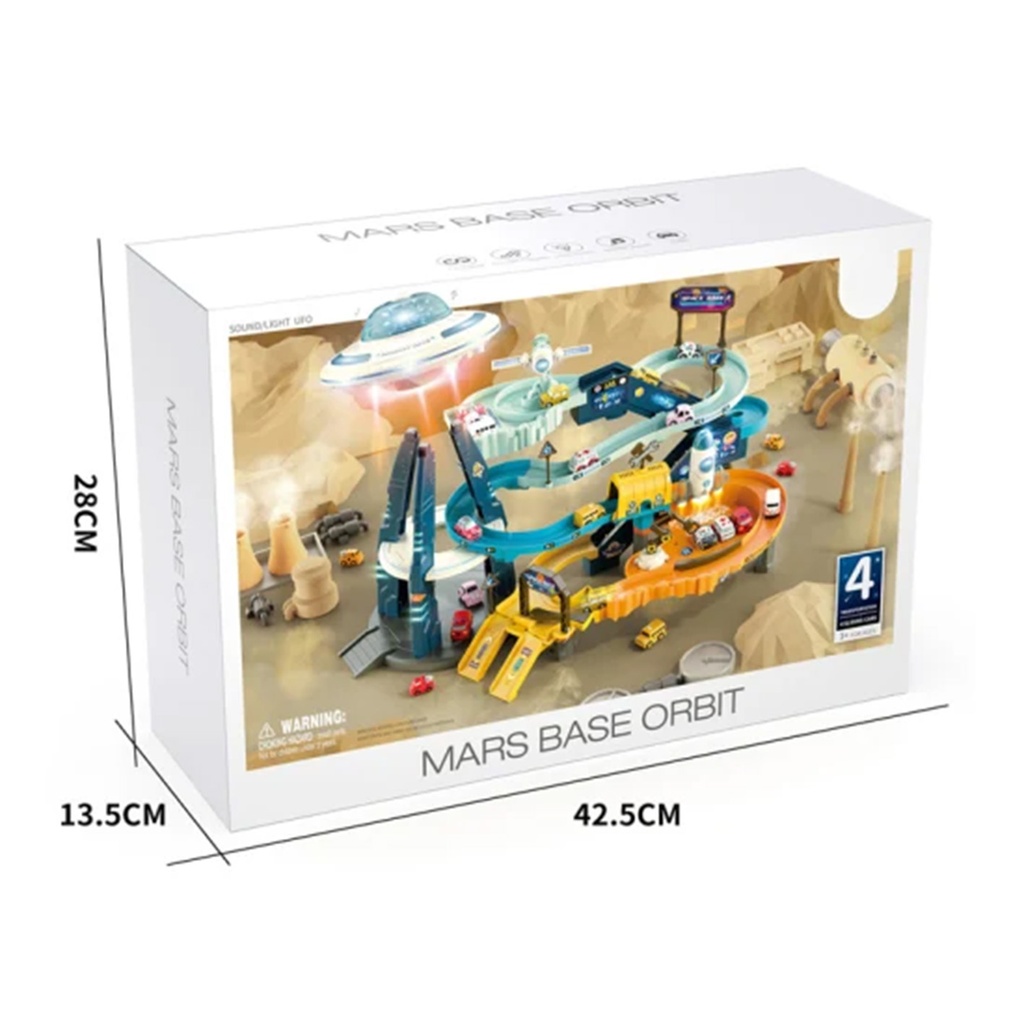 Mars Base Orbit Race Tracks for Kids 3+ | Oksouq