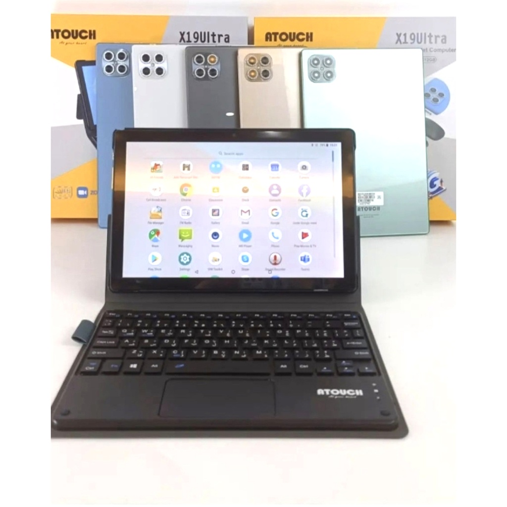 Atouch X19 Ultra 5G Tablet PC with Keyboard 10.1'' 8GB 512GB Dual Sim ...