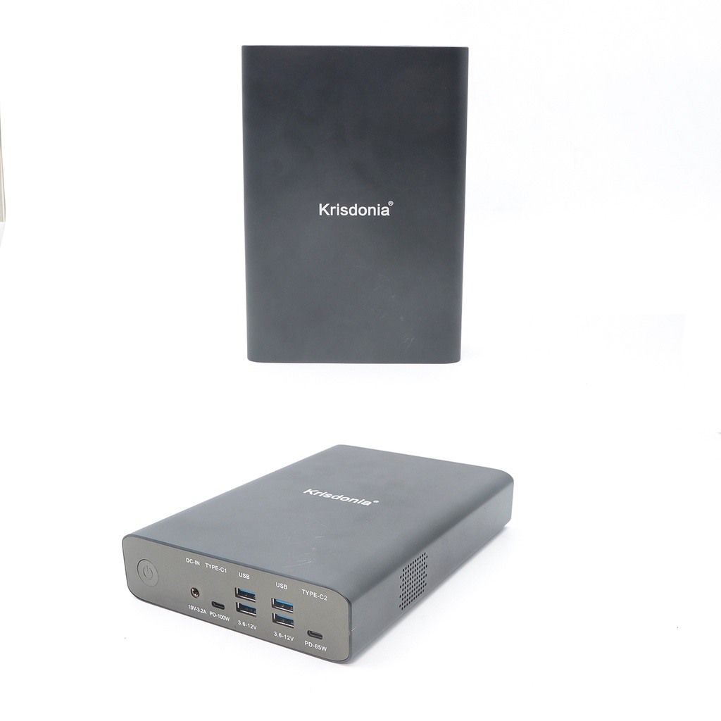 Krisdonia Massive Power Bank 64000 mAh Model: NJF-9X, DC-Input 19V/3.2A ...