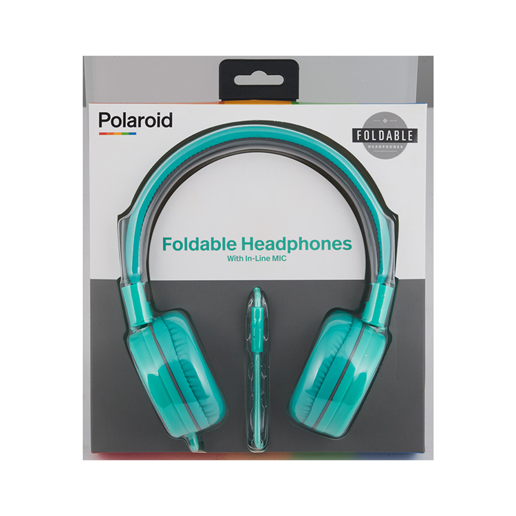 Polaroid Foldable Headphones With In-Line Mic | Oksouq