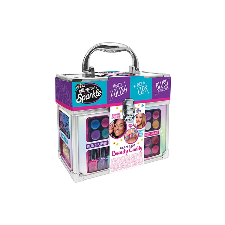 CraZArt Shimmer n Sparkle Trendy Polish , Glam & GO Beauty Caddy | Oksouq