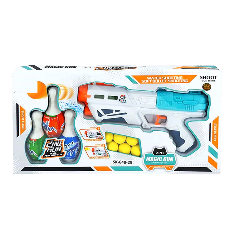 HK 2-in-1 Dual Function Magic Gun Multicolour | Oksouq