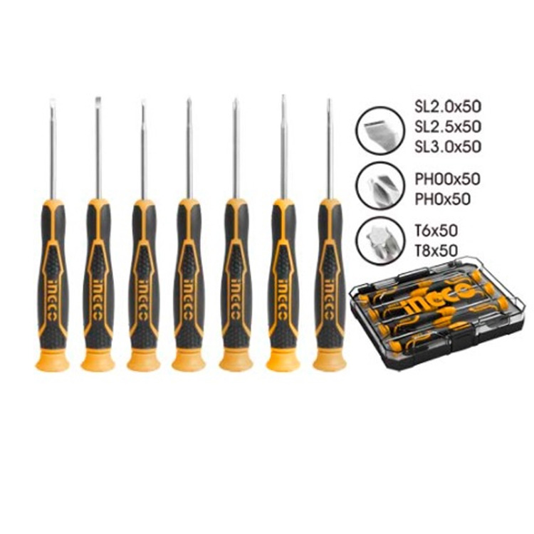 INECO Industrial Precision ScrewDriver Set 7 pcs/Set | Oksouq