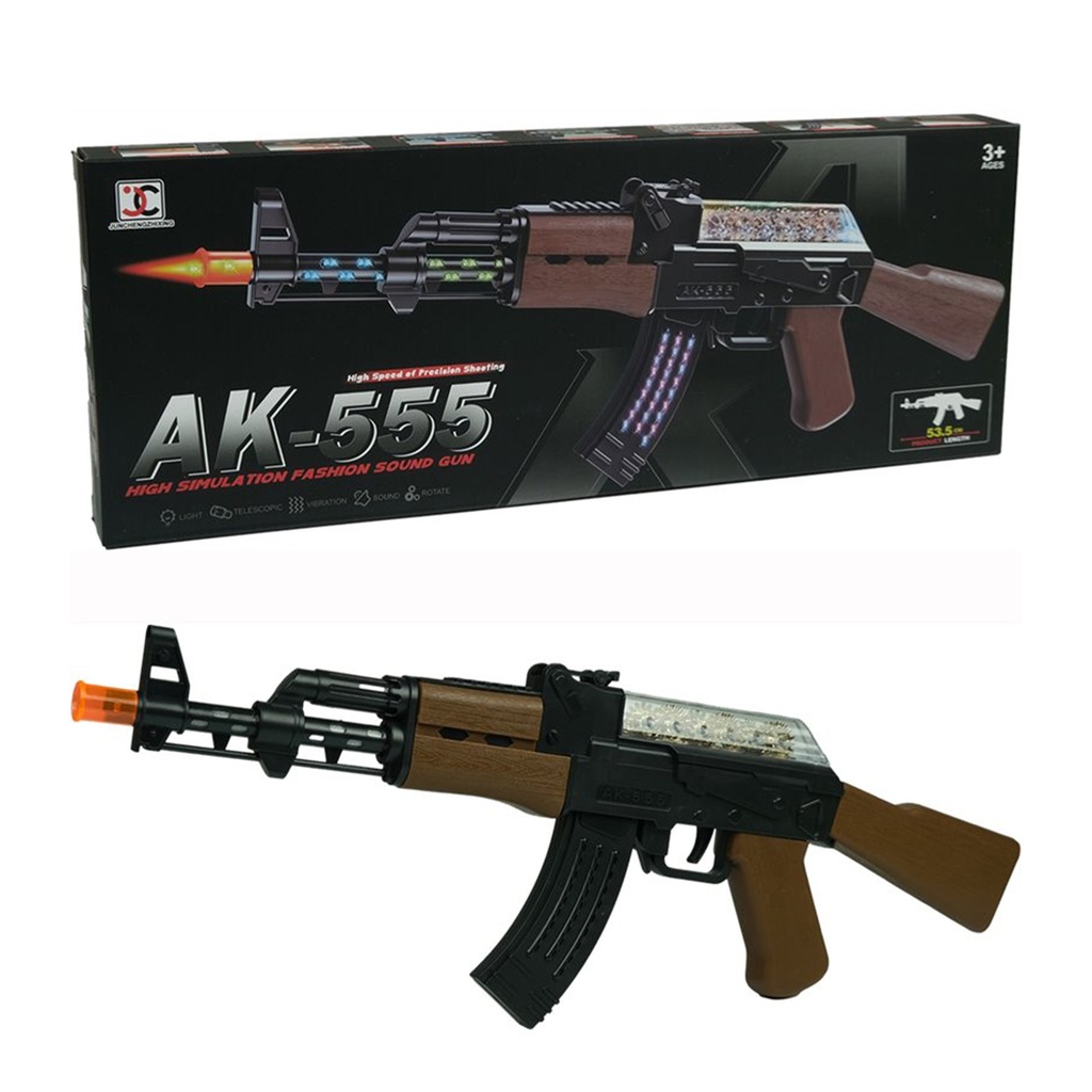 Machine Gun (Light, Sound) AK-555 | Oksouq